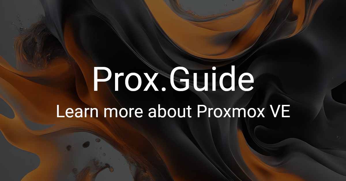 Welcome to Prox.Guide